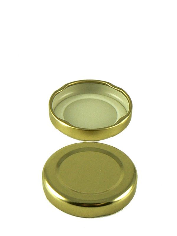 Jam Jar Lid 048 Gold | Jam Jar Lids | Buy online from Love Jars